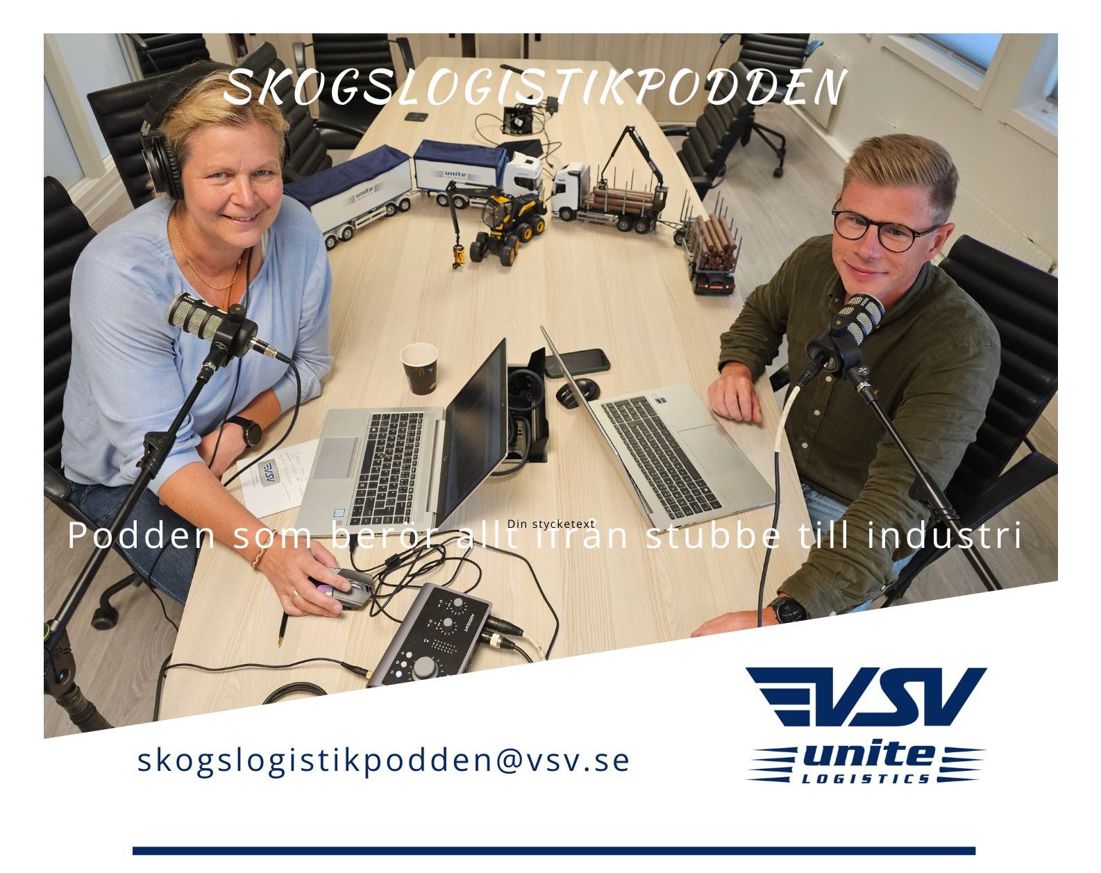 VSV Unite lanserar Skogslogistikpodden | VSV Unite